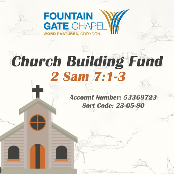 Fountain Gate Chapel – Word Pastures – "PEOPLE" IS OUR FOCUS